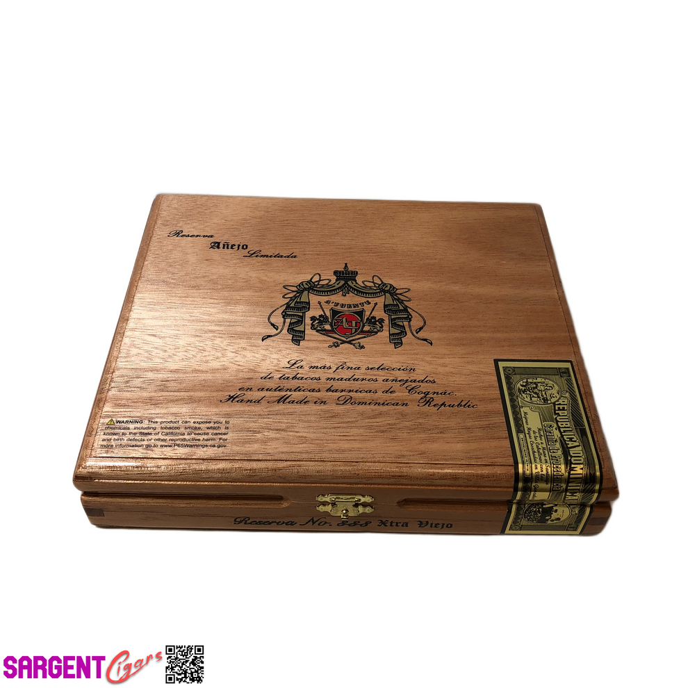 Arturo Fuente Anejo 888 Empty Wooden Cigar Box 9.5x8x2 – Sargent Cigars